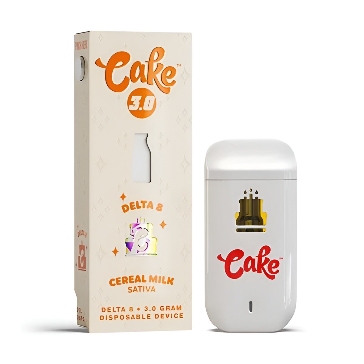 Cake Delta 8 – Cereal Milk - Smooth Hit Carts